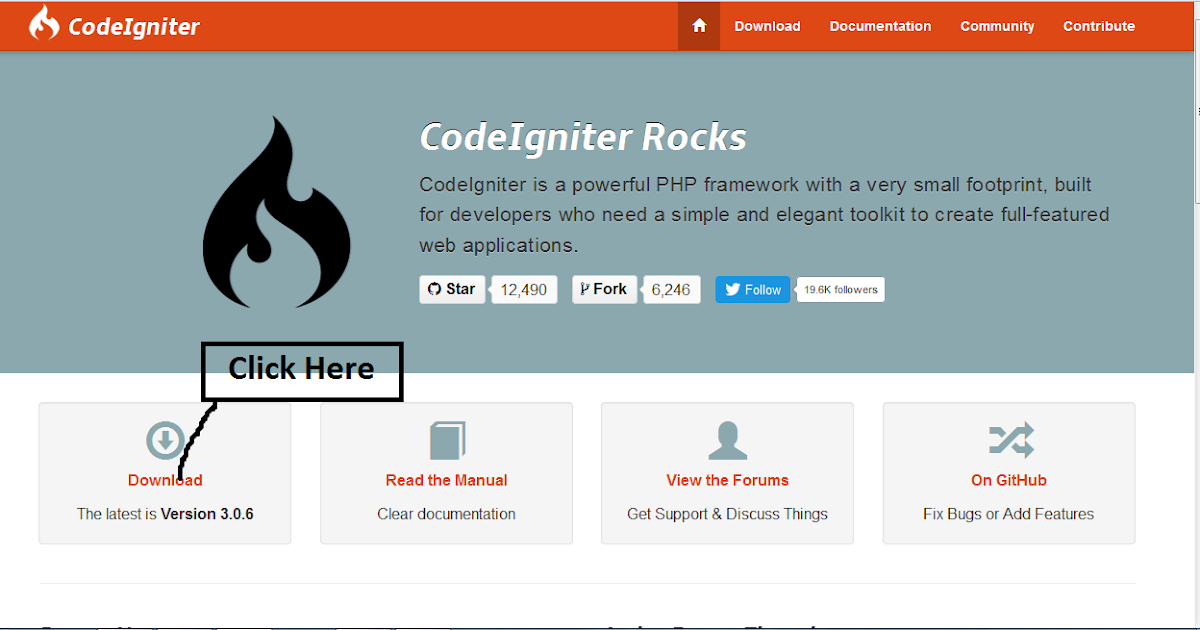 how to codeigniter install ~ CodeigniterCode
