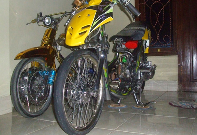 Cara Dan Foto Modifikasi Honda Beat Drag Style ~ Otomotif Mania