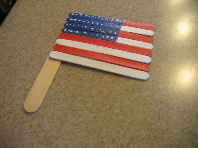 CONTROLLING Craziness: Popsicle Stick Flags