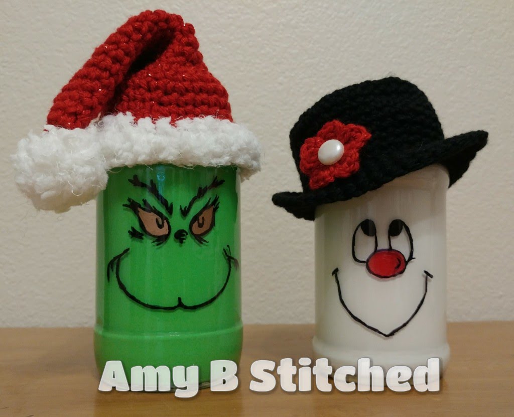 HOLIDAY JAR TOPPER CROCHET PATTERNS free