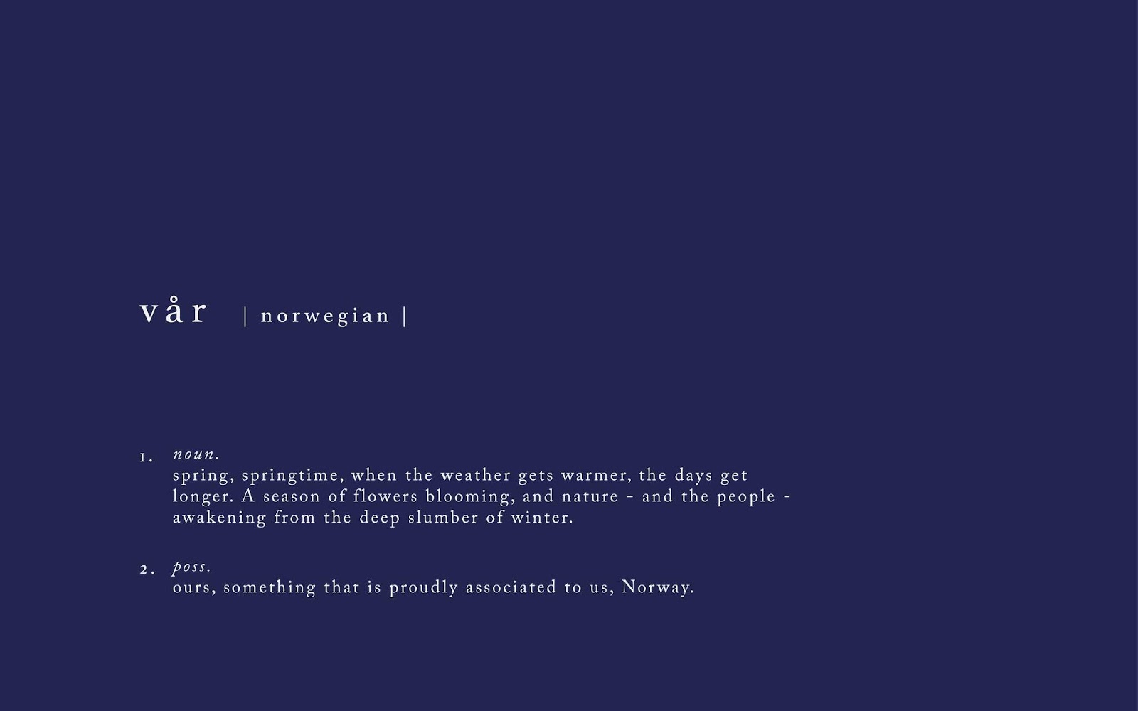 vår – Packaging Of The World