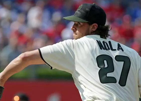 Nola dominates; Phillies take over top spot in NL East ~ Philadelphia ...