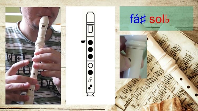 Notas da flauta doce soprano germânica | Joanir Produções - Cifras ...