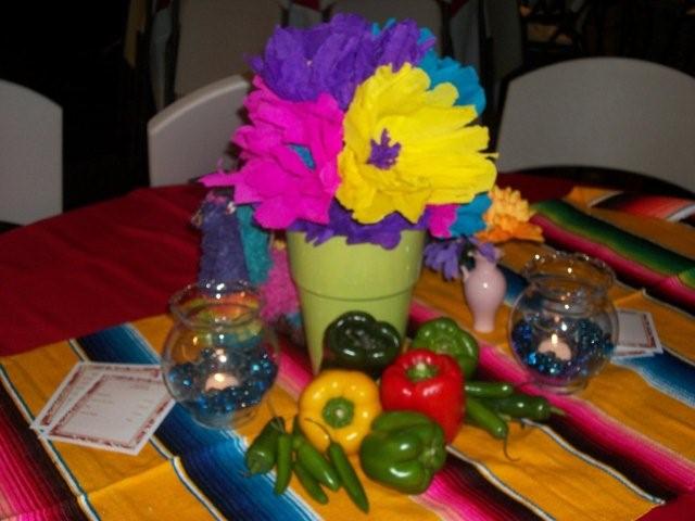 The Posh Pixie: Mexican Party Table Decorations