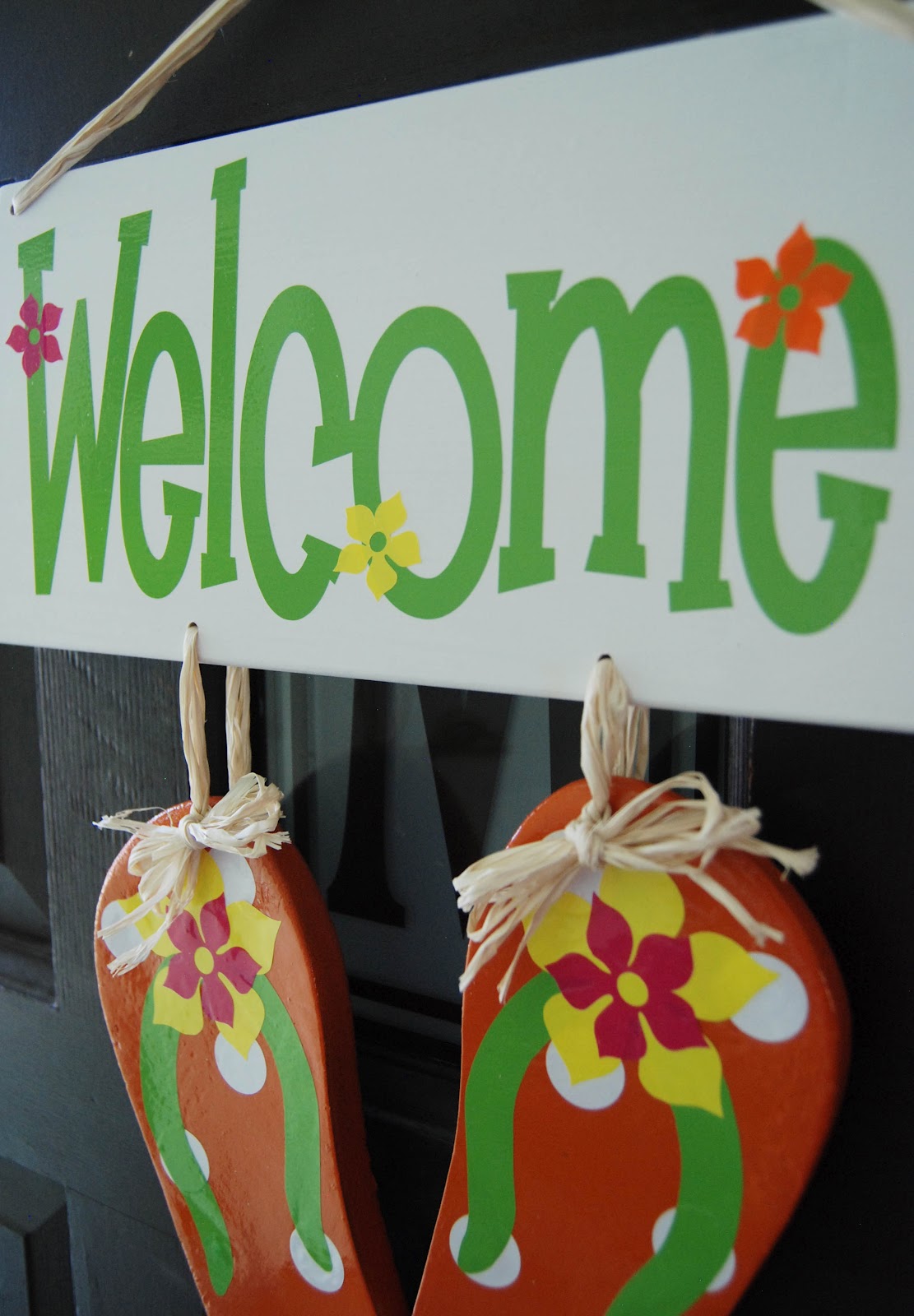 Flip Flop Welcome Sign | burtonavenue-ABC-News