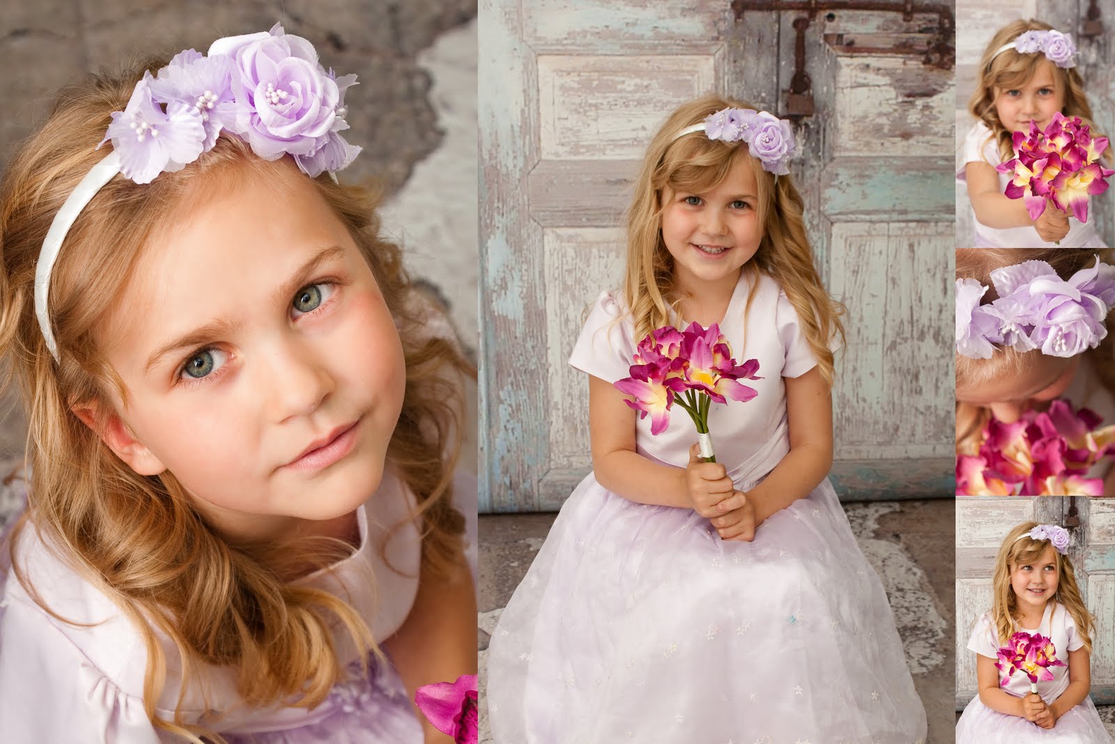 Bride in Bloom: The pretty little flower girl
