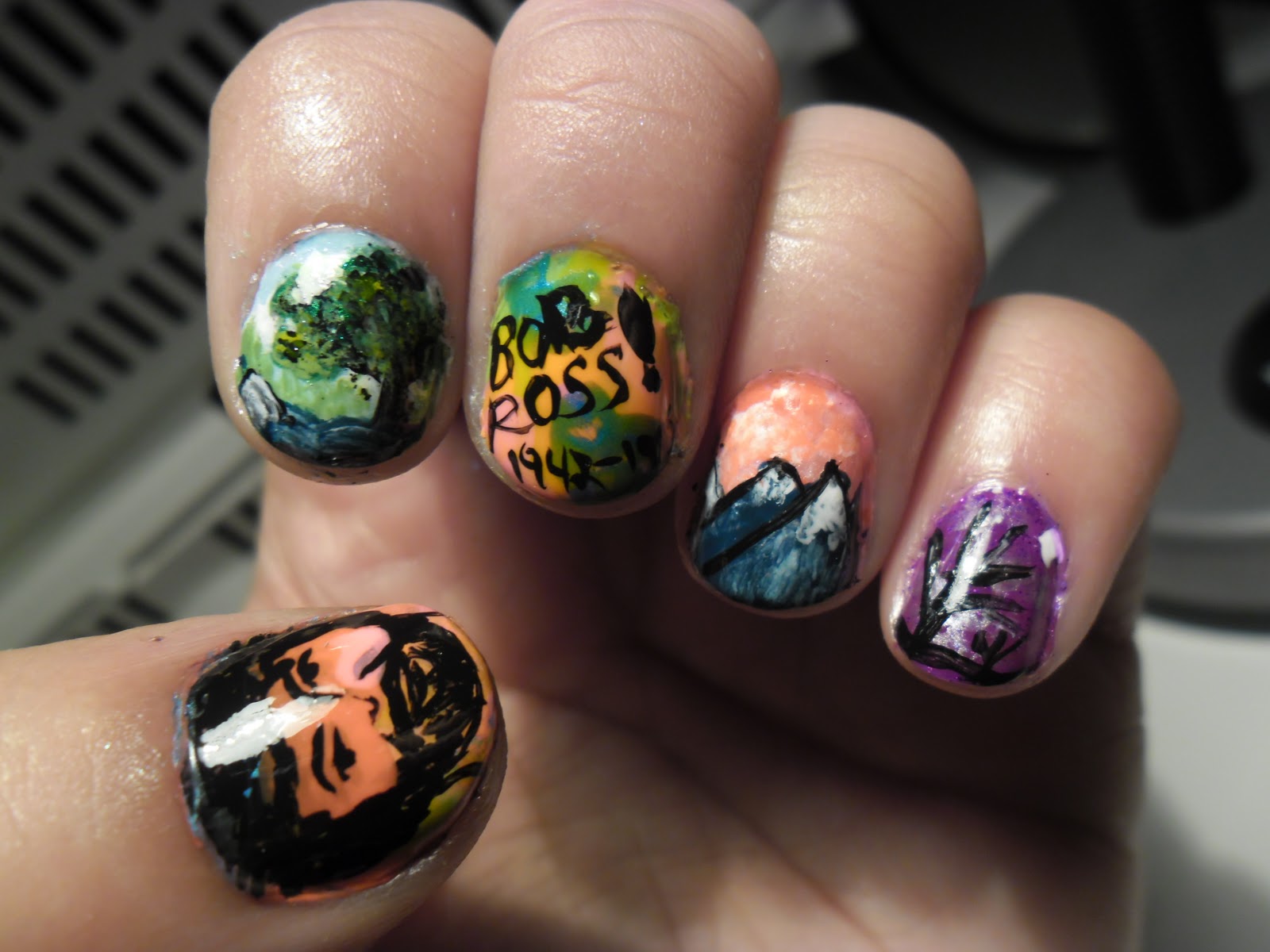 NAIZYS NAIL ADDICTION: BOB ROSS