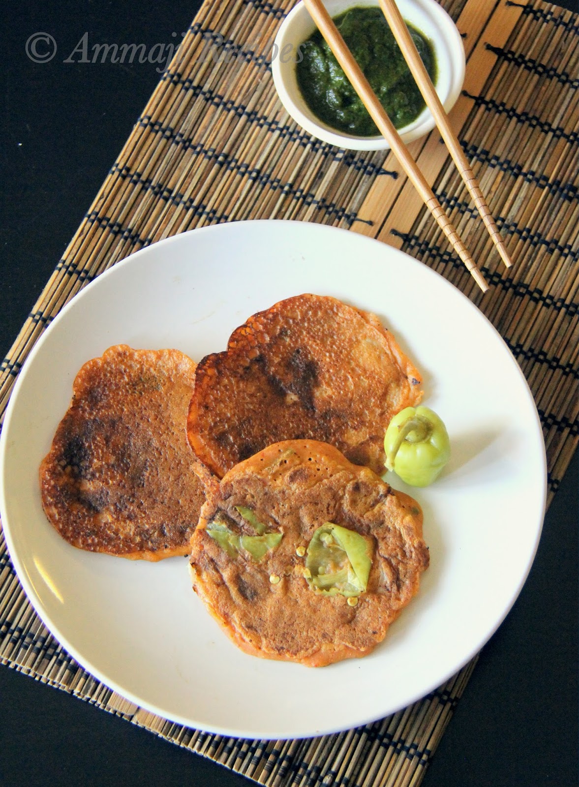 Pesarapappu Atlu | Mung Bean Kimchi Pancakes | Moong Dal Pancakes ...