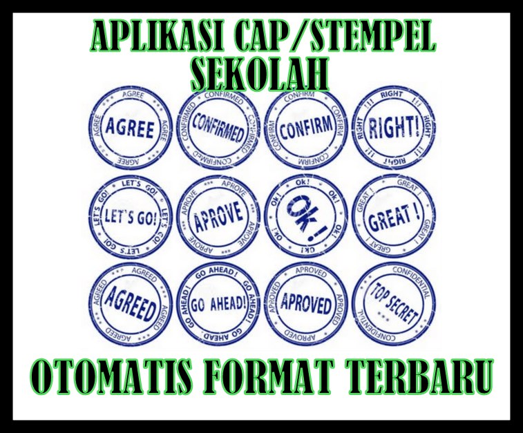 Aplikasi Cap/Stempel Sekolah Otomatis Format Terbaru - Galeri SD SMP SMA