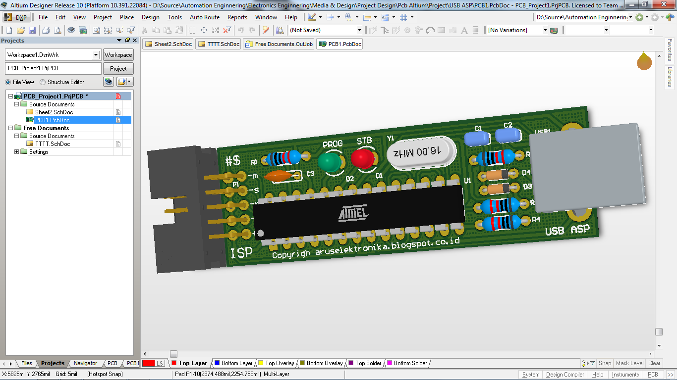How To Make USB ASP ~ FILAB