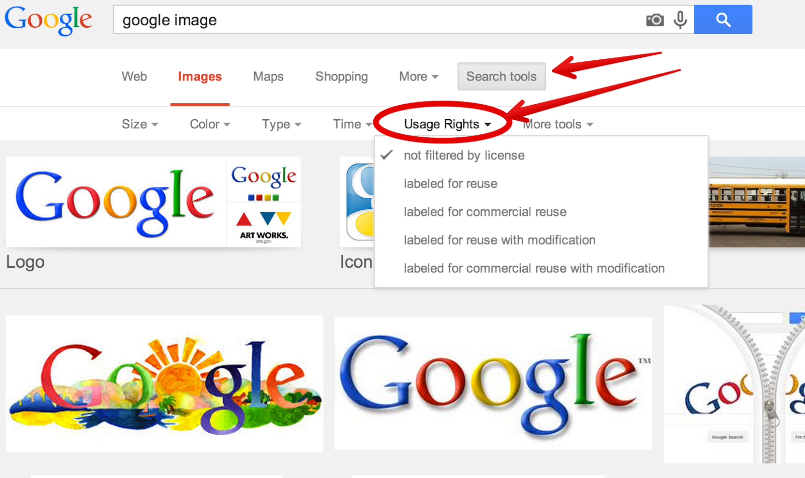 Google Now Makes It Easier to Search for Licensed Images | Educational ...