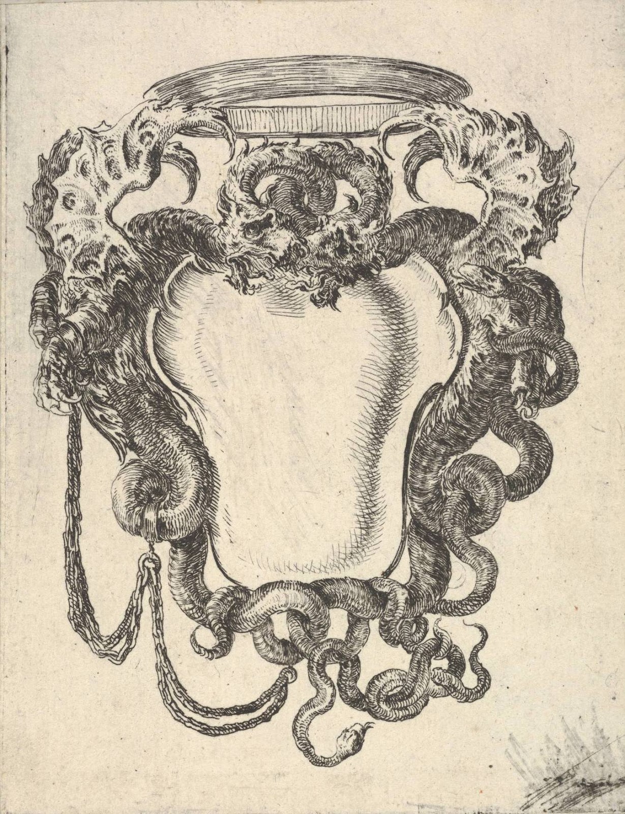 Spencer Alley: Baroque Cartouches by Stefano della Bella, 17th century