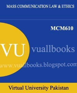 MCM610 Handouts | Virtual University All Books