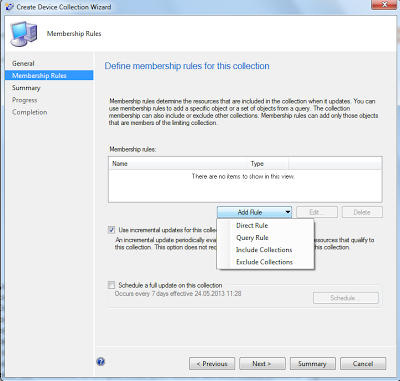 System Center Configuration Manager. Записки.: Collections. Коллекции.