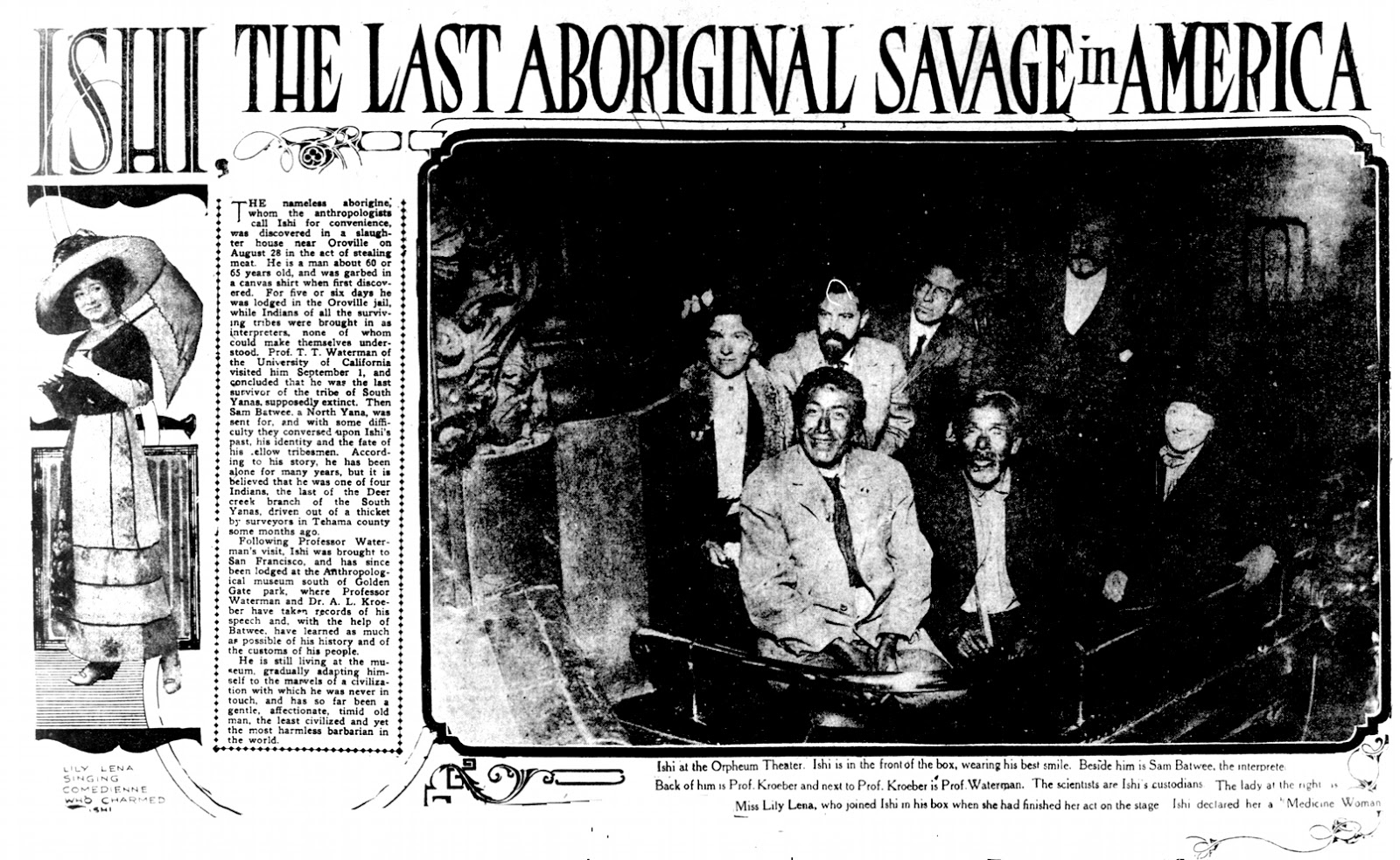 I See by the Papers...: FINDING ISHI