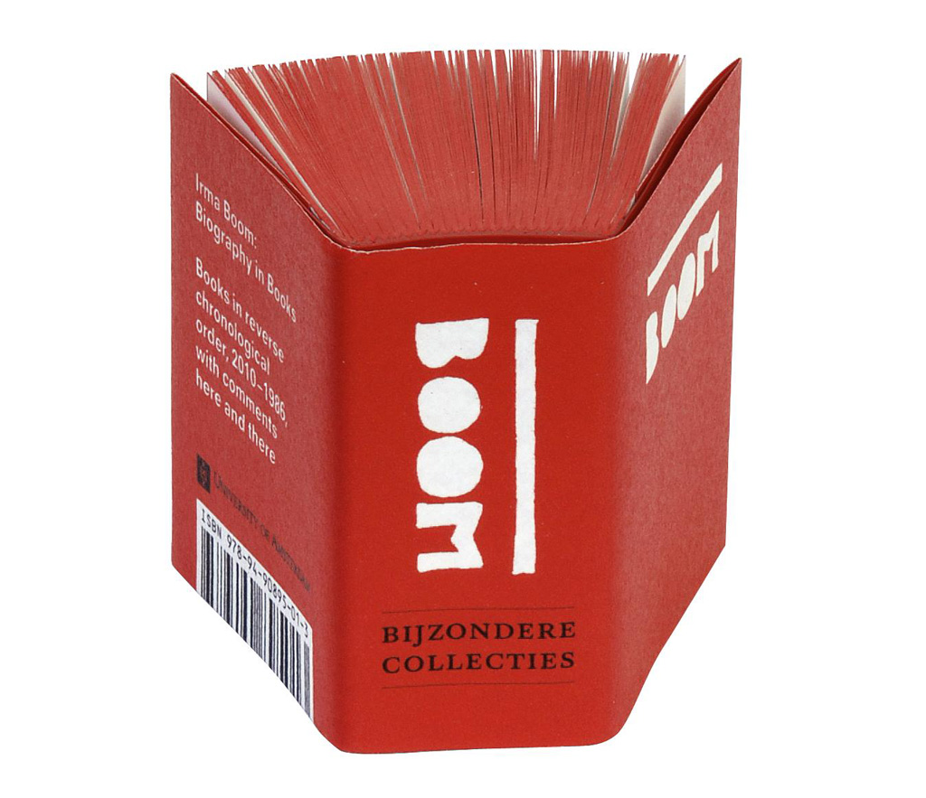 Artists' Books and Multiples: Irma Boom | The architecture of the book