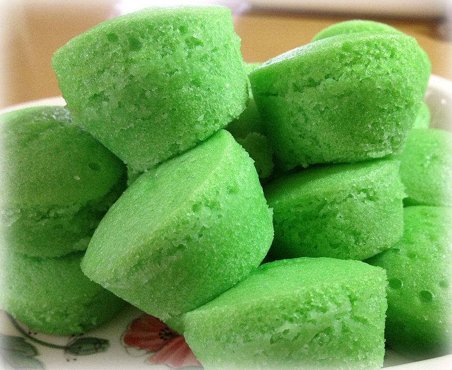 Heart of Mary: Steamed rice cakes (puto) like Michelle's