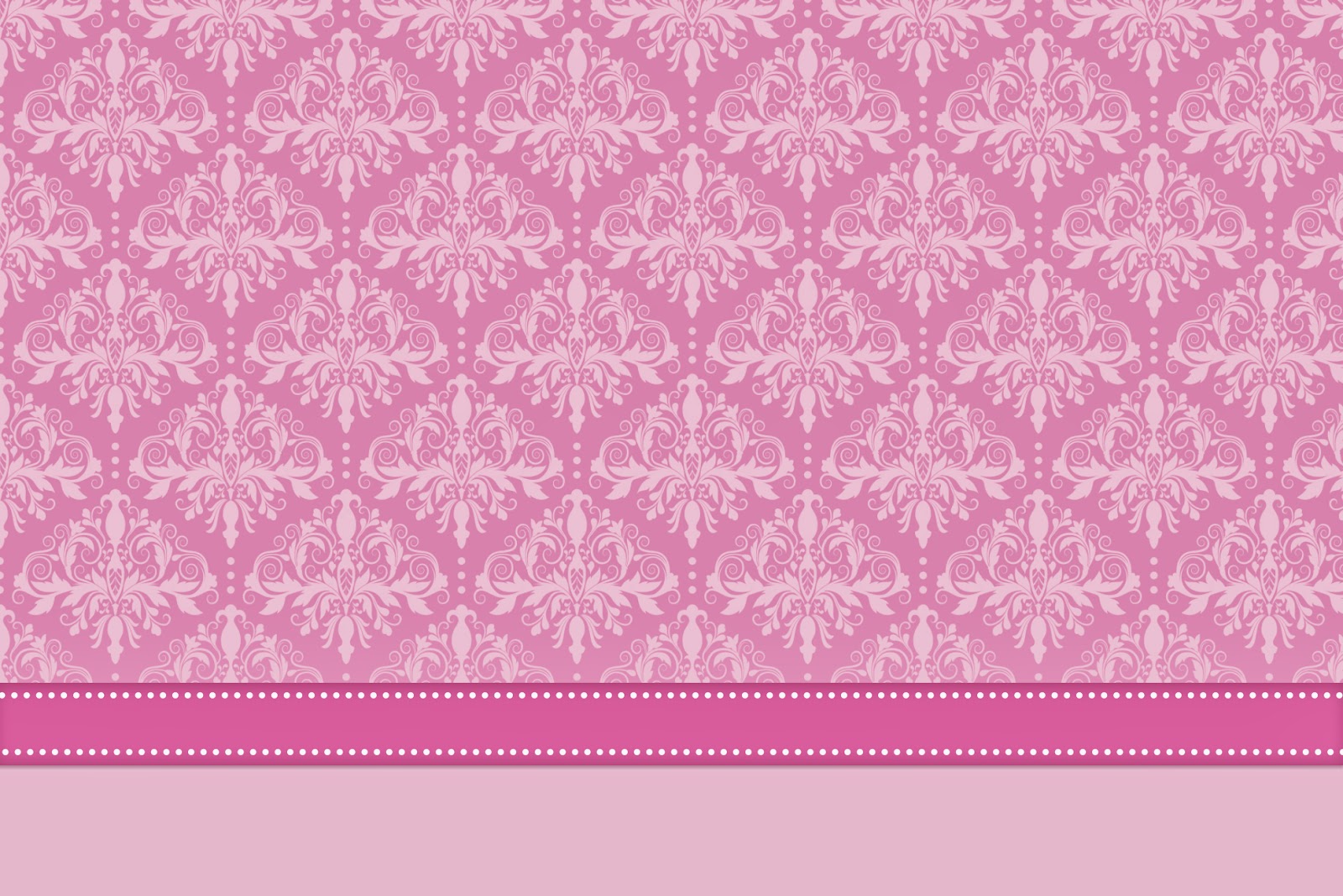 Pink Damask Free Printable Invitations. - Oh My Fiesta! in english
