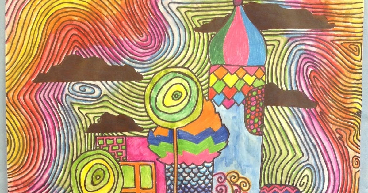 NZ Teacher's Art: Hundertwasser Inspired Art