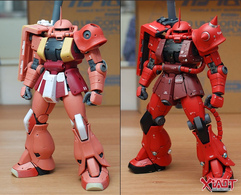 Custom Build: MG 1/100 Char's Zaku II "Detailed" 35th Anniversary ...