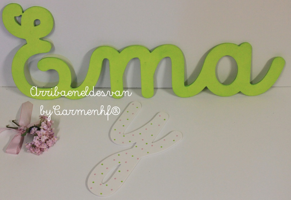 3 JUNIO : letras para la pared