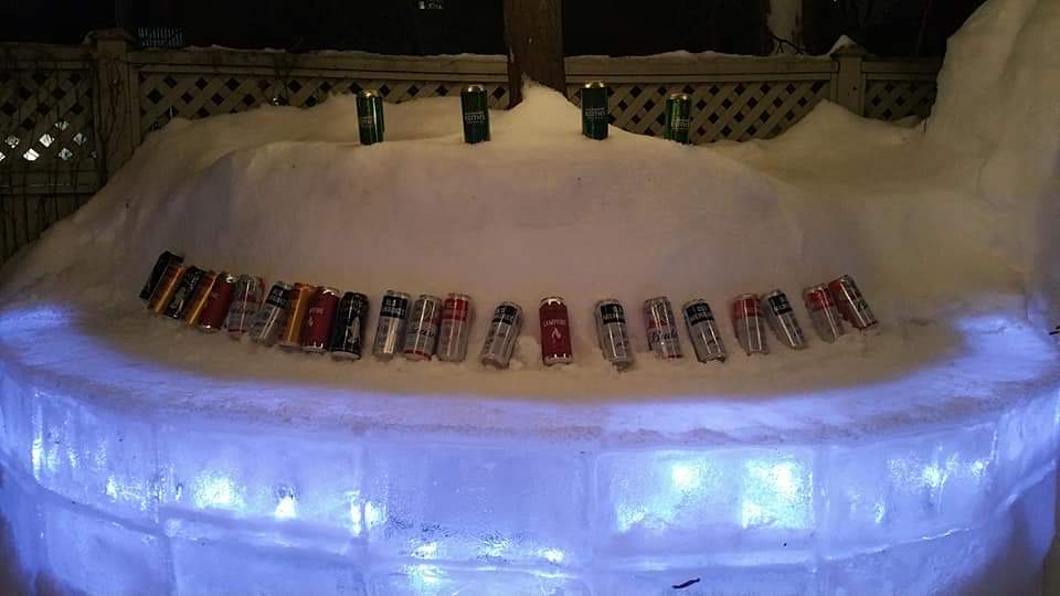 Les Steen au Canada: Soirée Freeze Bar