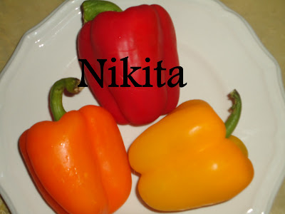 Chile morrón relleno ~ Tamalito Pisque