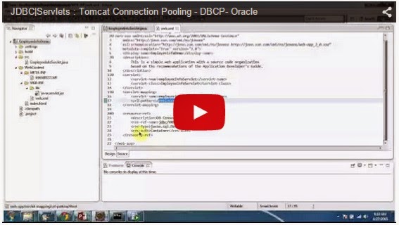 Java Ee Jdbc Servlets Tomcat Connection Pooling Dbcp Oracle