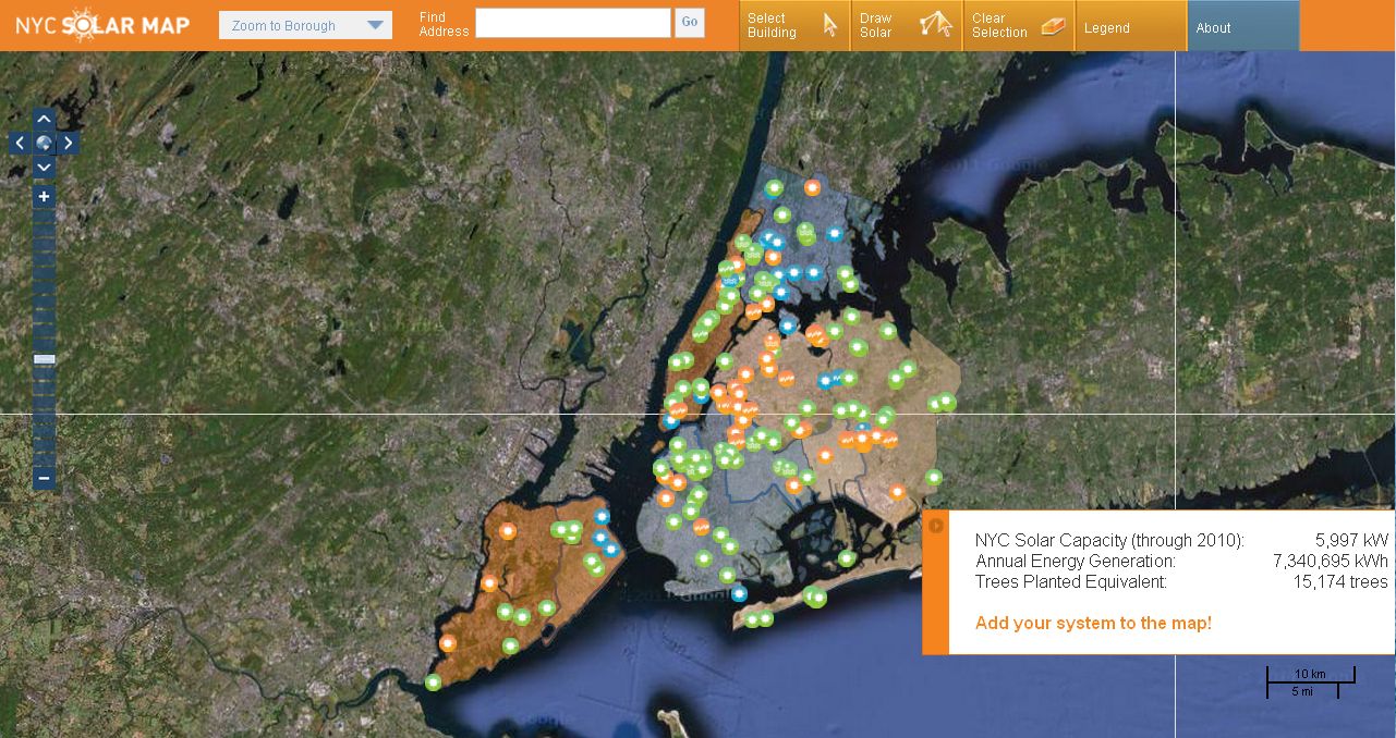 Wall of Secrets: NUEVA YORK Y SU MAPA DE ENERGIA SOLAR
