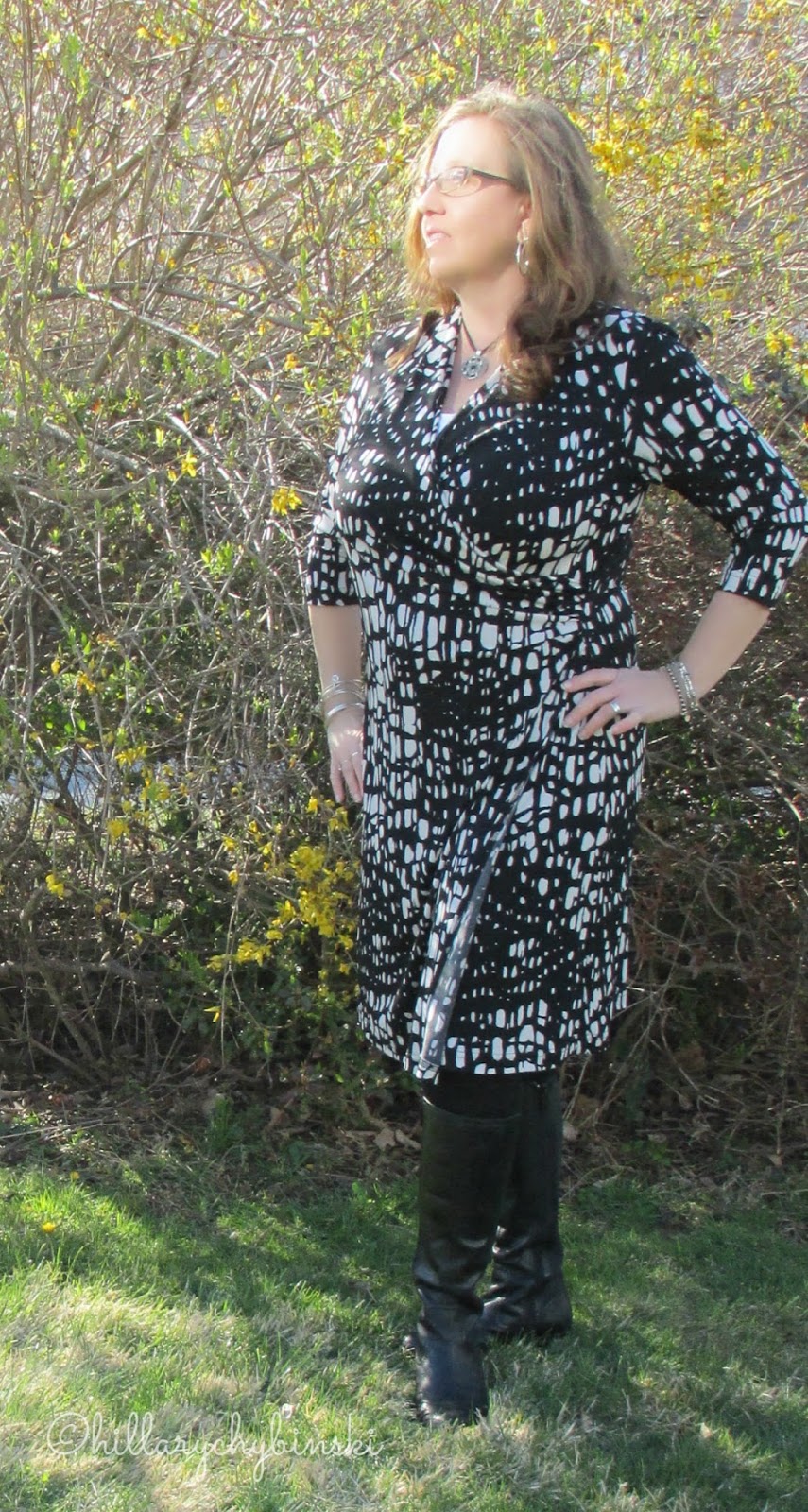 Dress - Coldwater Creek | Tank - Aventura Clothing | Tights - SPANX ...