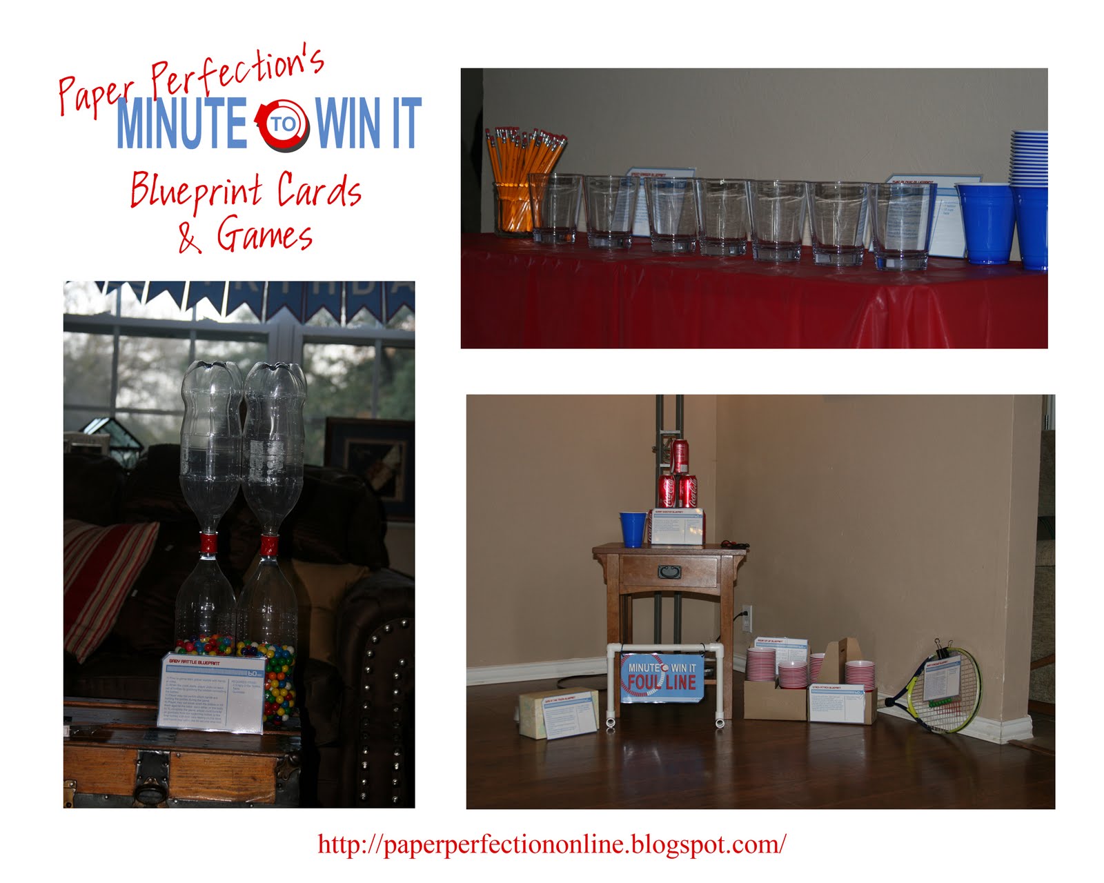 Paper Perfection: Minute To Win It Party Decorations, Favors and ...