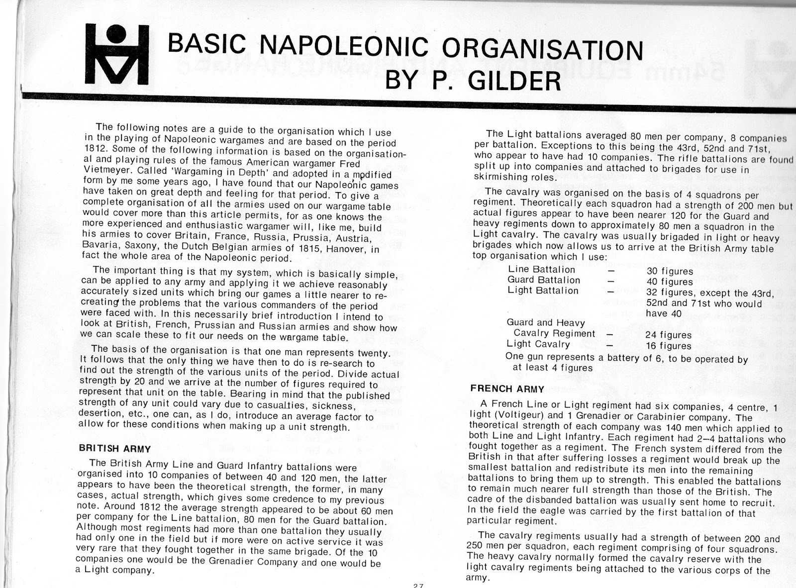 Peter Gilder A life in Wargaming: 2017