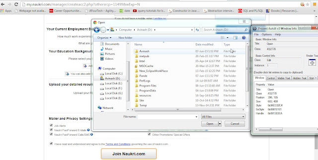 Selenium Automation blogs By Avinash Pande: Upload a file using selenium web driver in c#