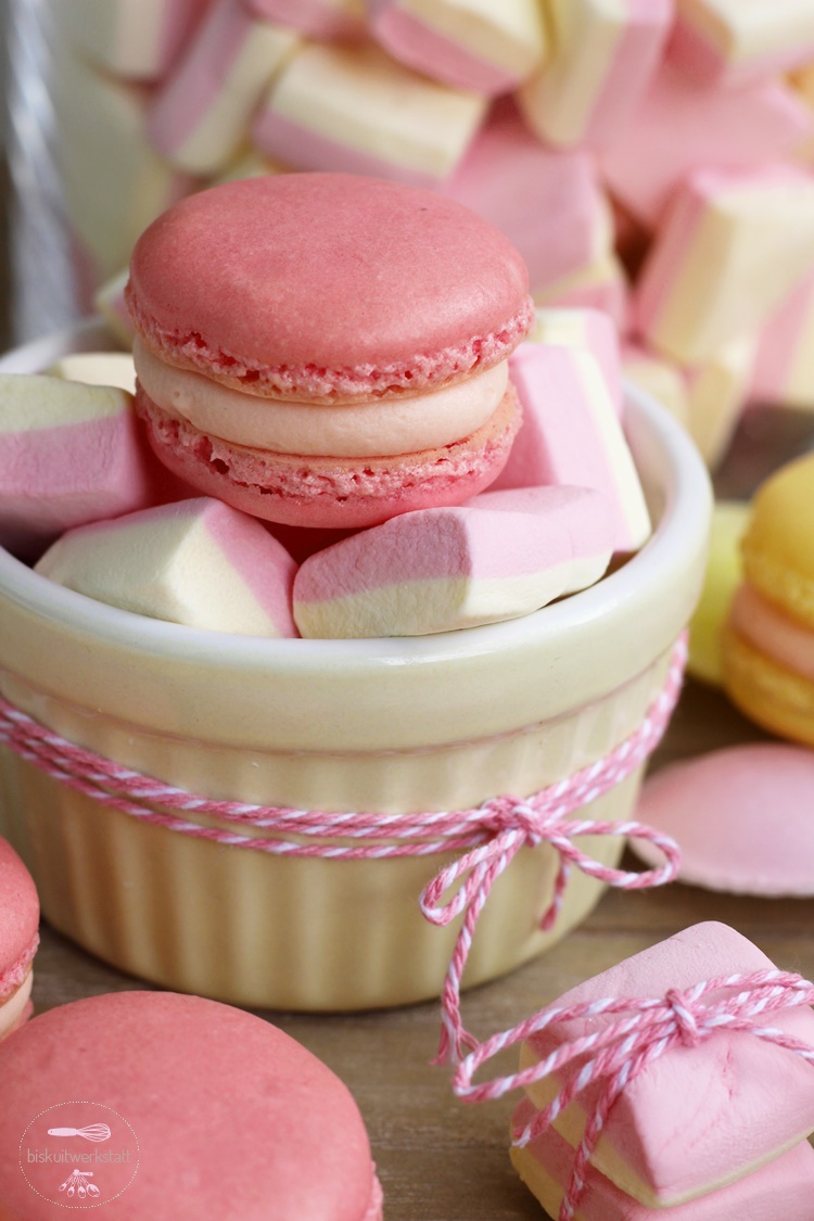 Ein Traum in Pastell: Marshmallow-Macarons* - Biskuitwerkstatt