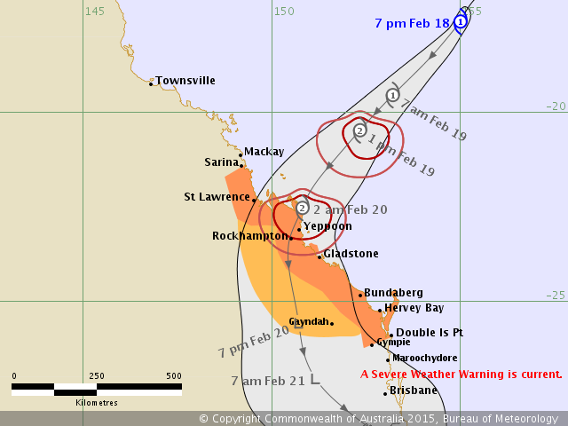 Cyclone Marcia! Marcia! Marcia! is born | weathergc.com | Gold Coast ...