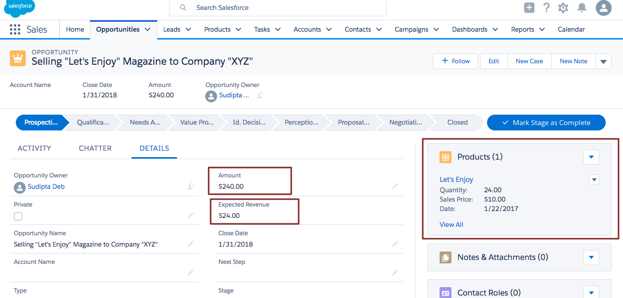 Product Schedule In Salesforce Technical Potpourri From Sudipta Deb