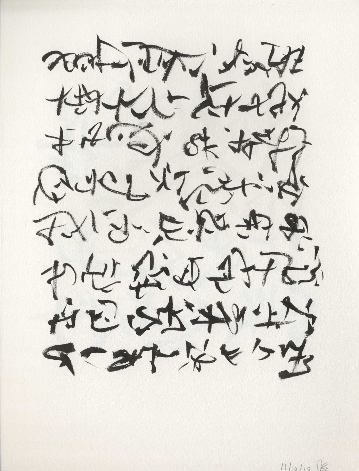 The New Post-literate: A Gallery Of Asemic Writing: Asemic Poems by ...