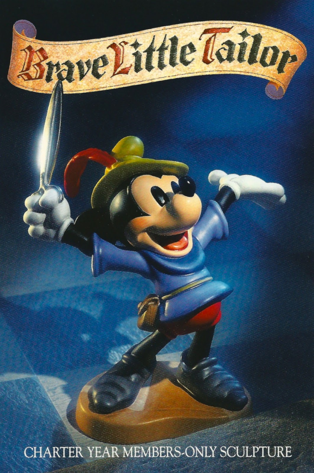 My Favorite Disney Postcards: Mickey Mouse as the Brave Little Tailor ...