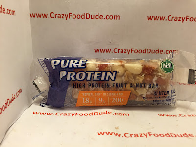 Crazy Food Dude: Review: Pure Protein Tropical Fruit Macadamia Nut ...