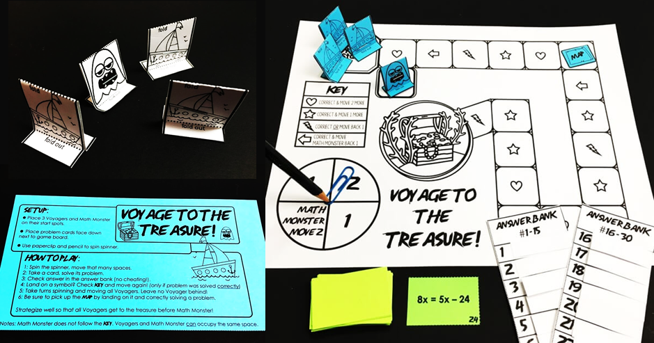 Scaffolded Math and Science: Voyage to the Treasure! collaborative math ...