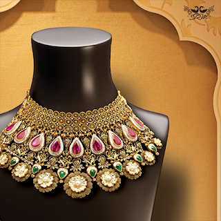 EXCLUSIVE BRIDAL NECKLACE BY SHRI RAJ MAHAL JEWELLERS