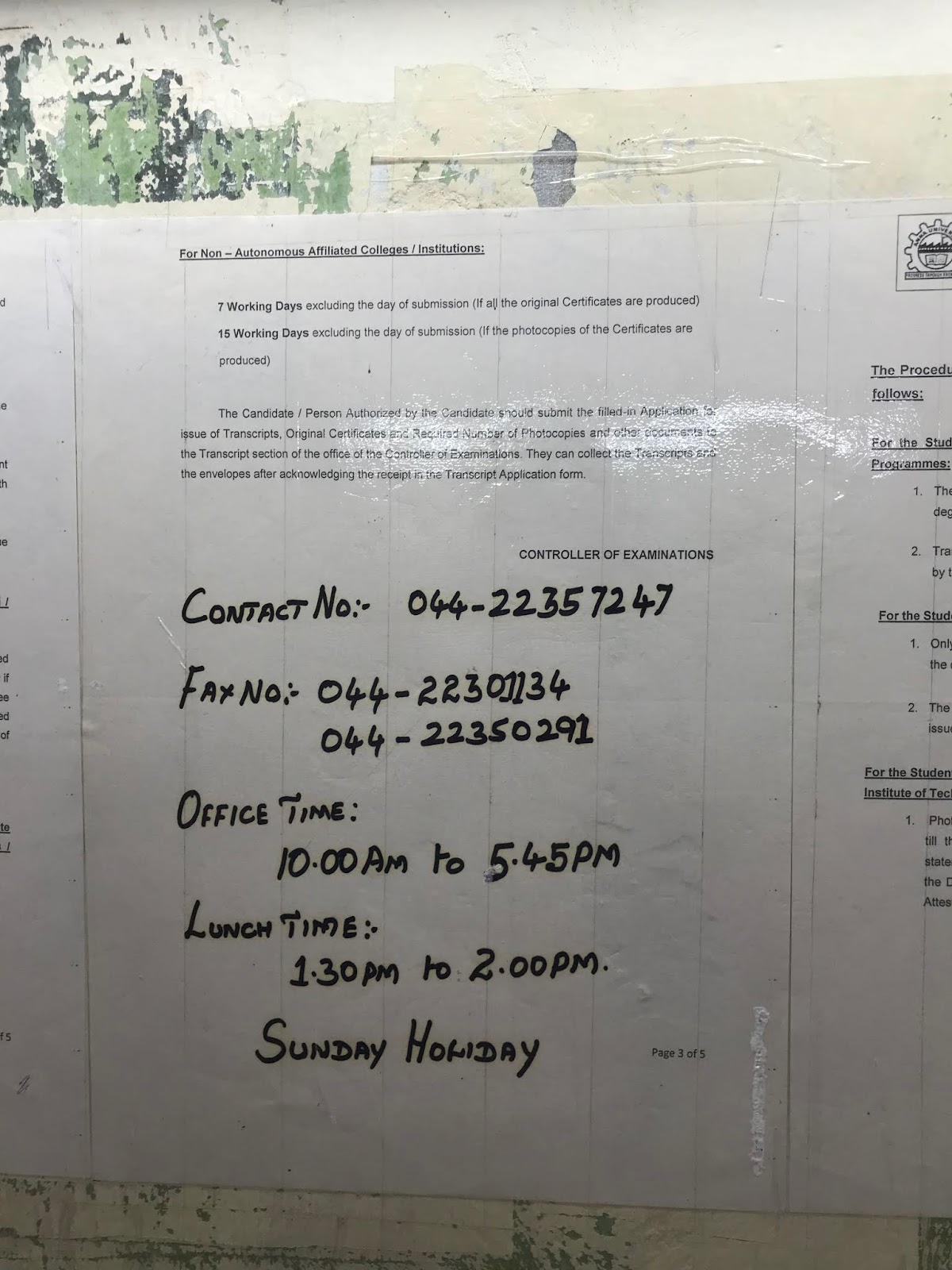 WES Transcript application procedure for Anna University ~ Blog of Plots