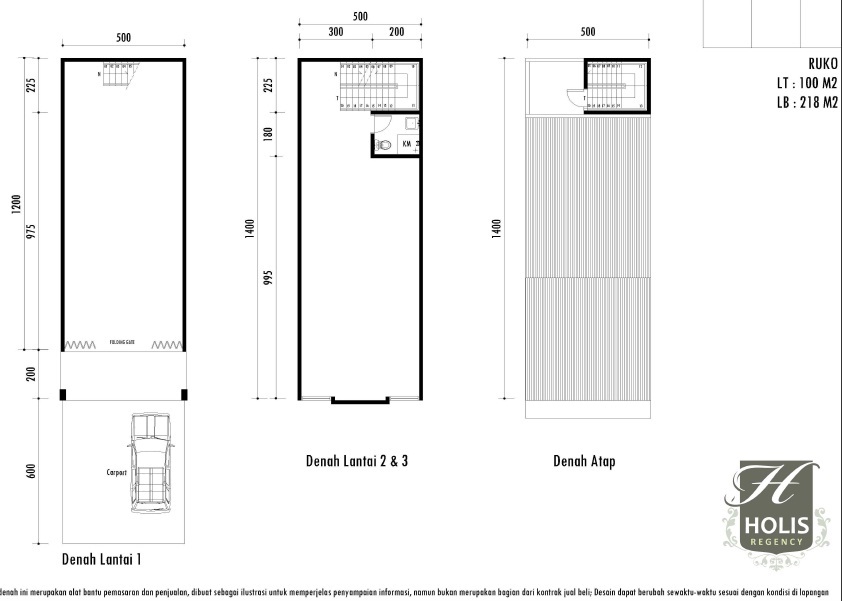 Holis Regency: Denah n Layout