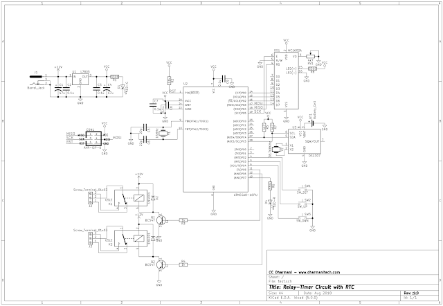 Design with Microcontrollers: Relay-Timer Circuit with RTC (for auto ...