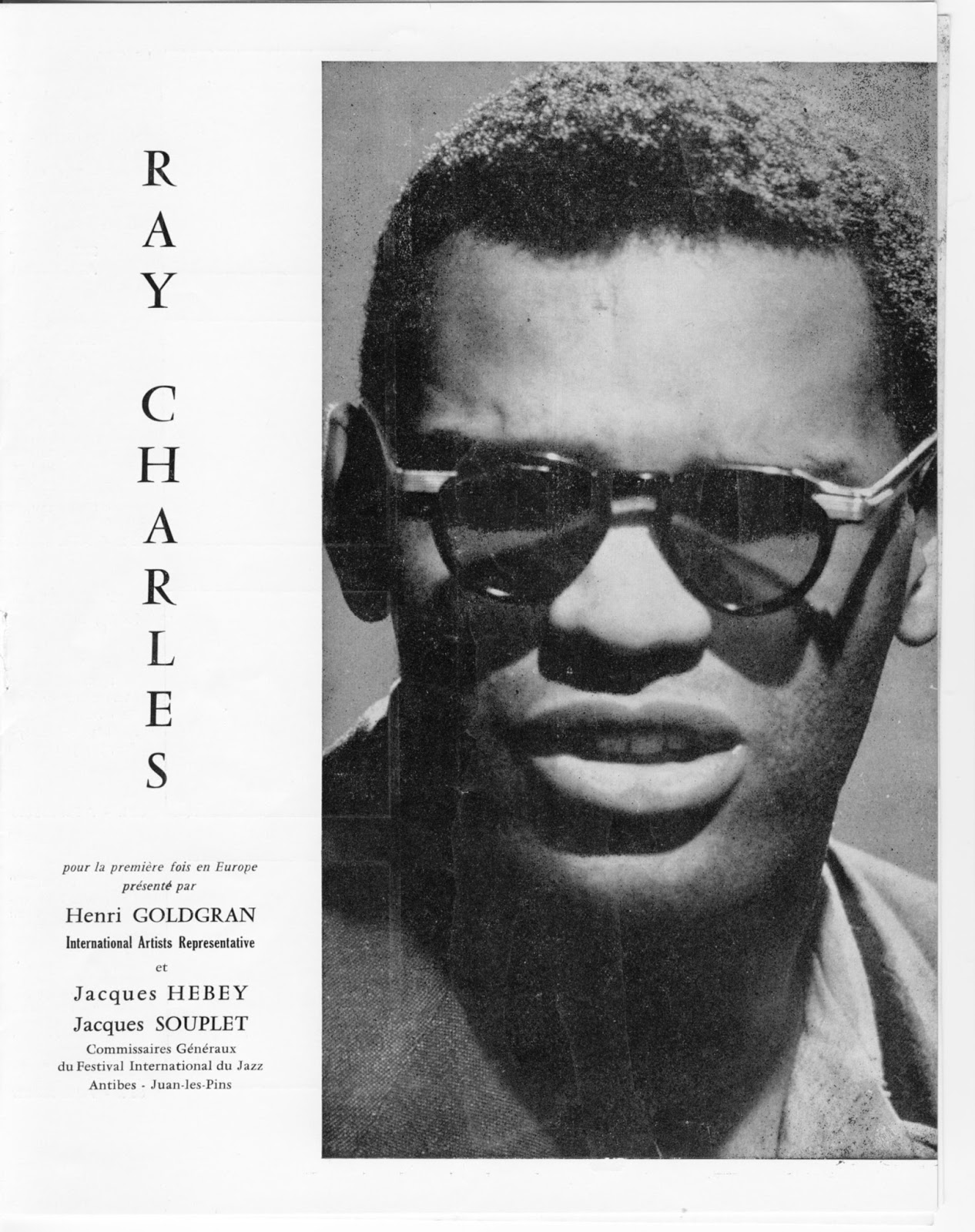 Ray Charles Video Museum: The Ray Charles Big Band's First Concert In ...