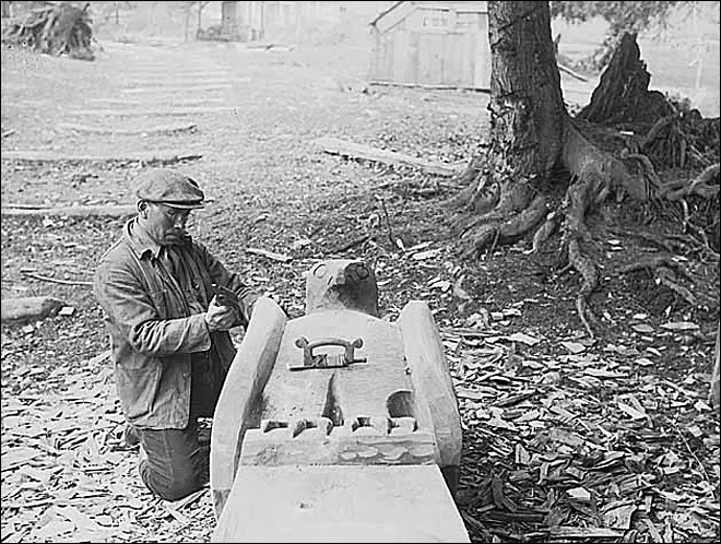 White Wolf : After nearly 80 years, Native American story pole is ...