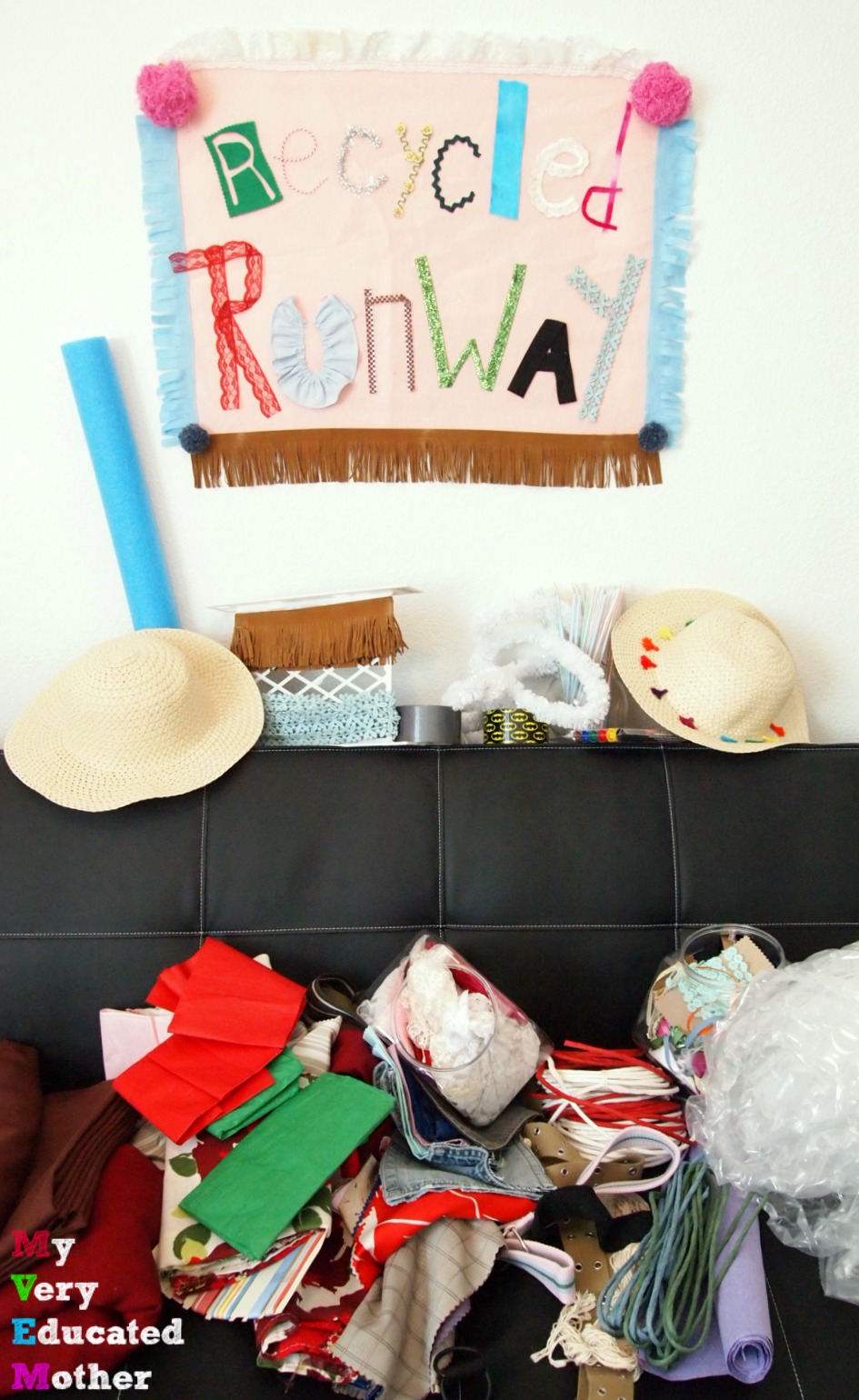 Recycled Runway Fashion Birthday Party