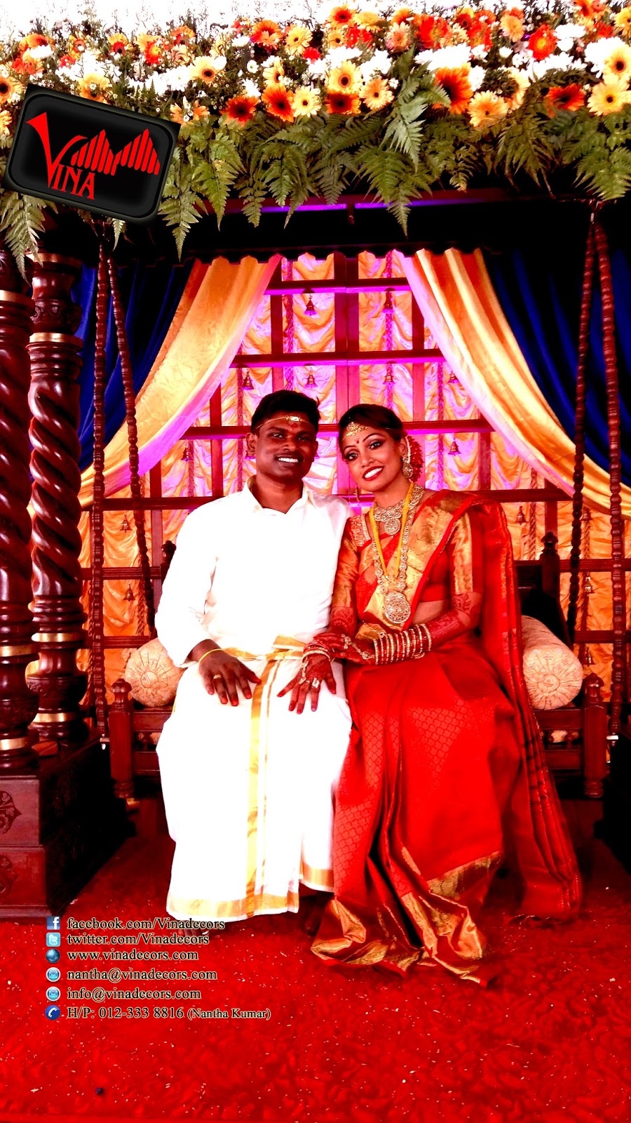 Vina Canopy & Decor: WEDDING DECORATION AND MANAVARAI AT SRI MAHA ...