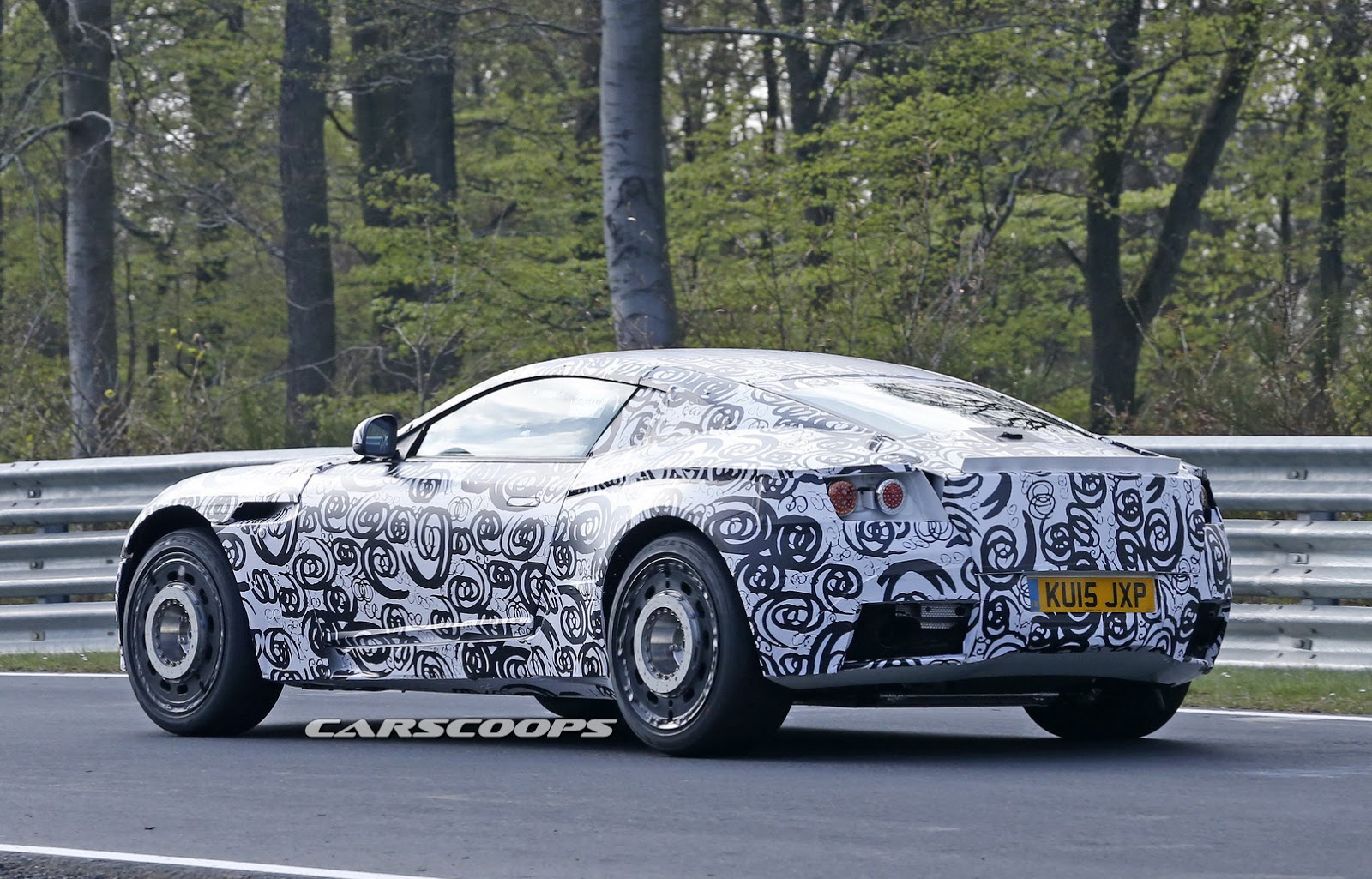 Aston Martin DB9 successor spied testing - To get turbo'd V8s and V12s ...
