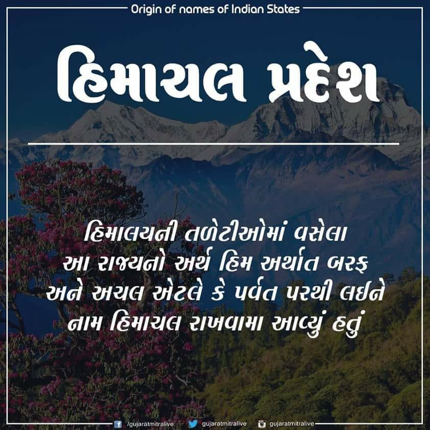 Bharatna Rajyona Naamnu karan (Origin Of Names of Indian State) - wing ...